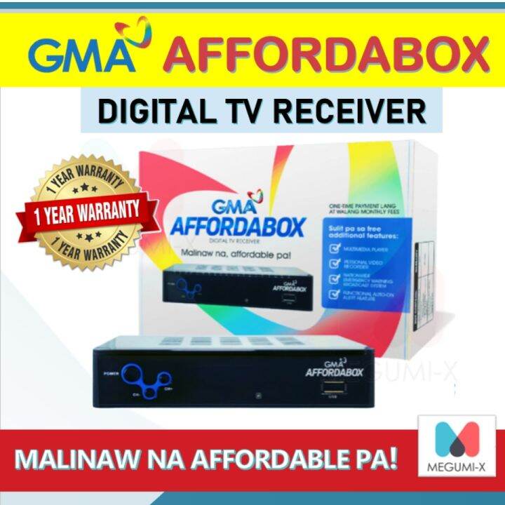 GMA AFFORDABOX DIGITAL TV RECEIVER | Lazada PH