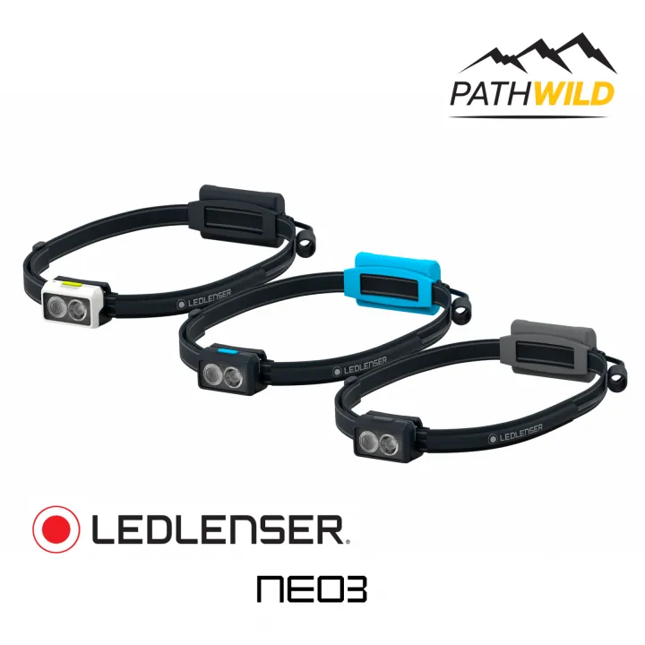 LED LENSER NEO3 ไฟฉายคาดหัว ไฟฉายคาดศีรษะ เล็กเบา ความสว่างสูงสุด 400 lm แบตเตอรี่ 3 X AAA เหมาะ ...