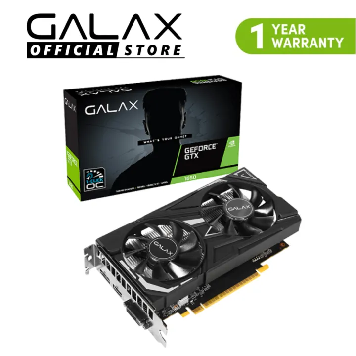 GALAX GeForce GTX1650 EX PLUS 1-Click OC GDDR6 4GB GDDR6 128-bit DP ...