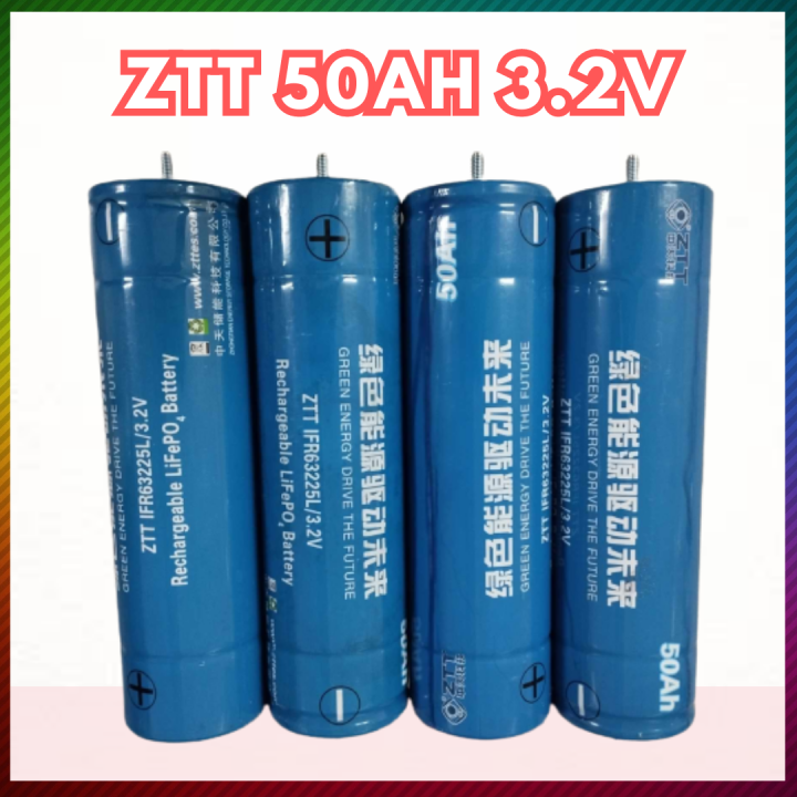 50AH ZTT 3.2v Rechargeable Lifepo4 Battery. | Lazada PH