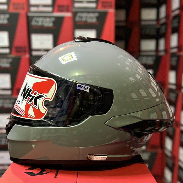 Helm NHK Mark 1 Elite Solid Dim Grey | Lazada Indonesia