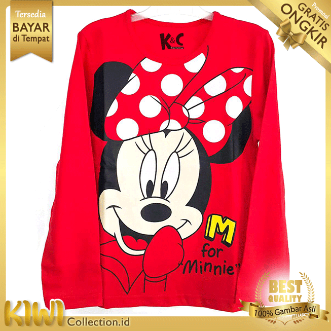 Kiwi Collection Baju Anak Perempuan / Kaos Anak Lengan Panjang Motif ...