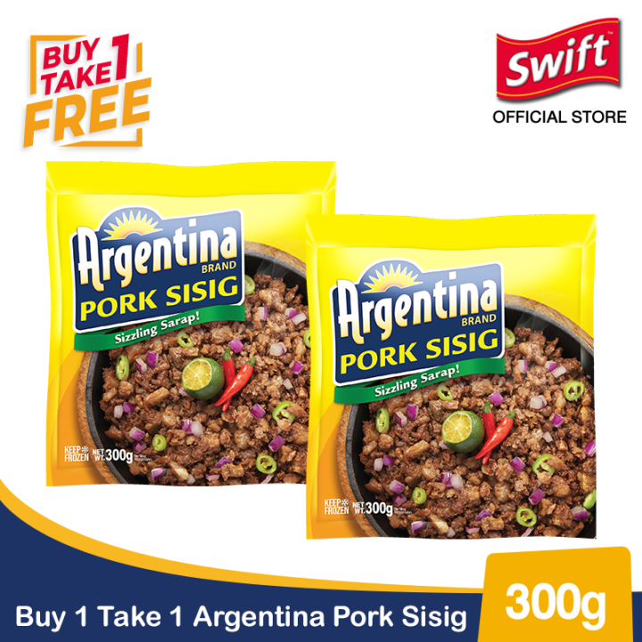 Buy 1 Take 1 Argentina Pork Sisig 300g | Lazada PH