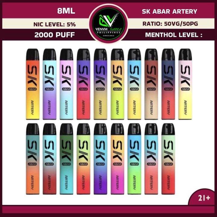 [DISPOSABLE] Artery SK Abar 2k Puff 5 | Lazada PH