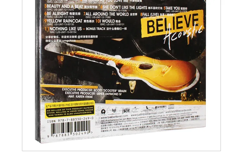 Believe Acoustic Cd