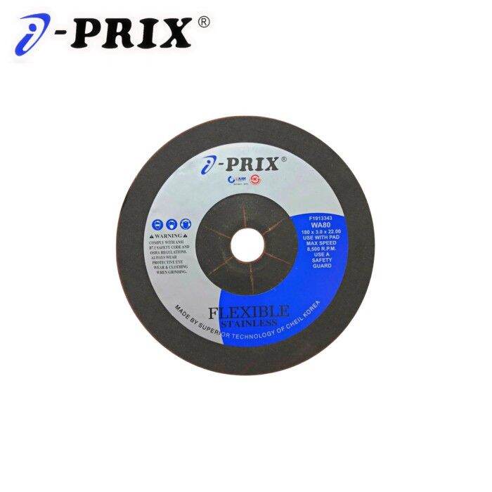 Batu Gerinda 7 Inch I-PRIX Flexible 180 X 3.0 WA80 Mata Asah Potong 4 ...