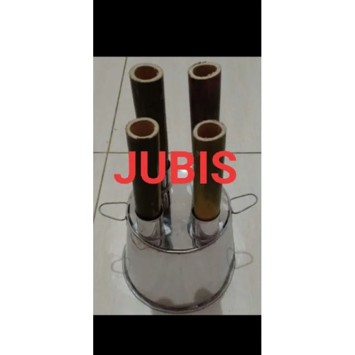 The new 2022 Puto Bumbong Steamer 4 Holes with free bamboo sticks 4 pcs ...