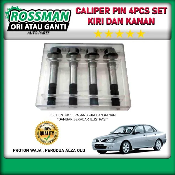 PROTON WAJA , PERODUA ALZA FRONT DISC BRAKE CALIPER PIN SET | Lazada