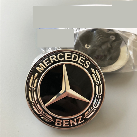 Mercedes Benz New Design Wheat Black Chrome Series 3d Embossed 57mm ...