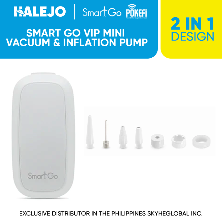 Smart GO VIP Mini 2-in-1 Vacuum & Inflation Pump | Lazada PH