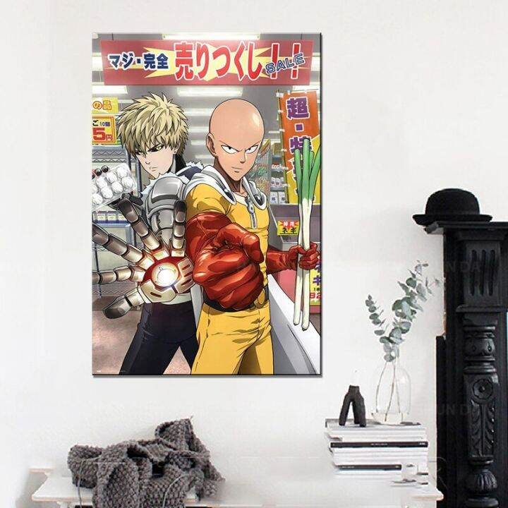 Sumanssa One Punch Man Home Prints Anime Poster HD Pictures Wall Canvas ...