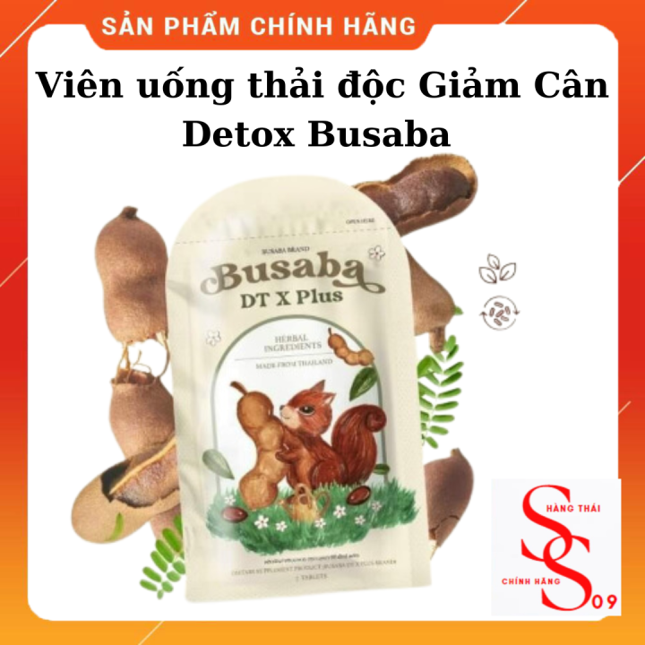 [Chính hãng] Viên uống bổ xung chất xơ đào thải mỡ Detox Busaba Me Tox ...