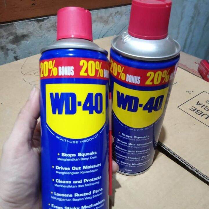 WD-40 WD40 WD 40 PELUMAS ANTI KARAT / PELUMAS MULTI FUNGSI ISI 333ML ... WD-40 WD40 WD 40 PELUMAS ANTI KARAT / PELUMAS MULTI FUNGSI ISI 333ML ...