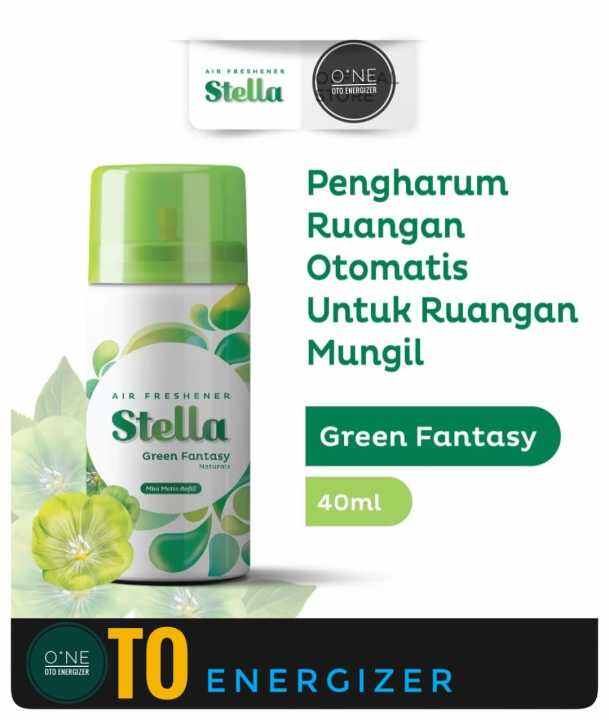 Stella Pengharum Ruangan - STELLA MINI MATIC REFILL GREEN FANTASY ...