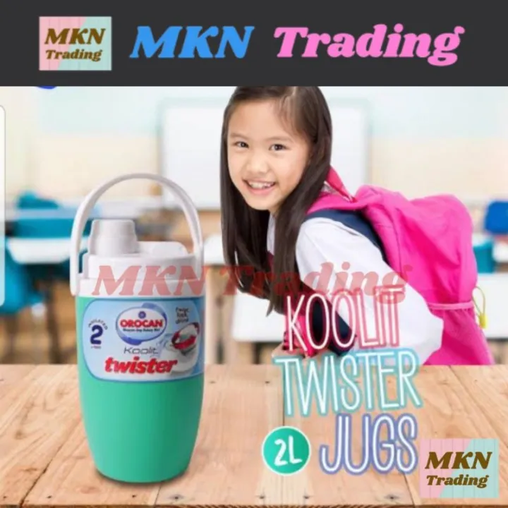 【TfsFsy5y】Orocan Koolit Twister Insulated Water Jug Cooler 1 & 2 Liters ...