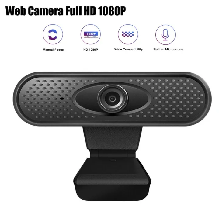 Full HD 1080P Webcam for PC Webcam for Online Teaching Video Calling ...