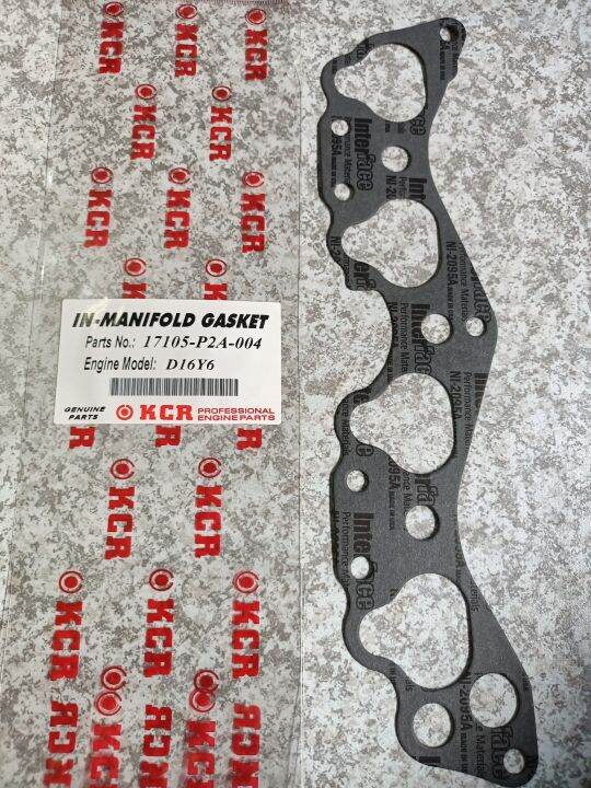 HONDA CIVIC LXI/VTI D16Y6 MANIFOLD GASKET 1996-1999 KCR P2A-004 | Lazada PH