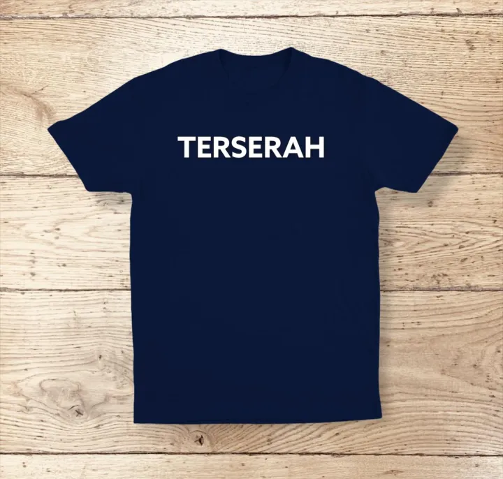 KAOS BAJU TULISAN TERSERAH PERASAAN PRIA WANITA COTTON COMBED PREMIUM ...