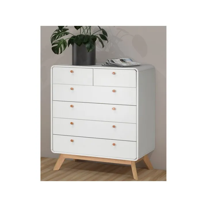 Latopia Vincent - Lemari Buffet / Meja Laci Minimalis Modern 90 Cm 6 ...