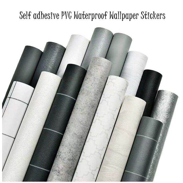 Kertas dinding Self Adhesive PVC Waterproof Wallpaper Stickers Home ...