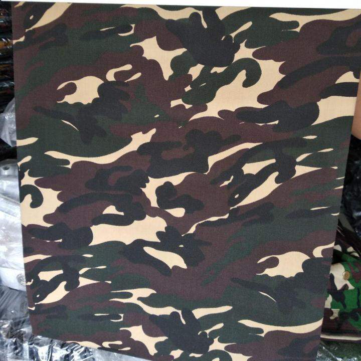 Bahan Kain Loreng Banser/Kain Loreng Banser Adem Tebal/Banser | Lazada ...