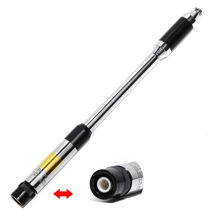RH770 Dual Band High Gain SMA-Female Male Telescopic Antenna For BAOFENG UV-5R UV-82 BF-888S Two ...