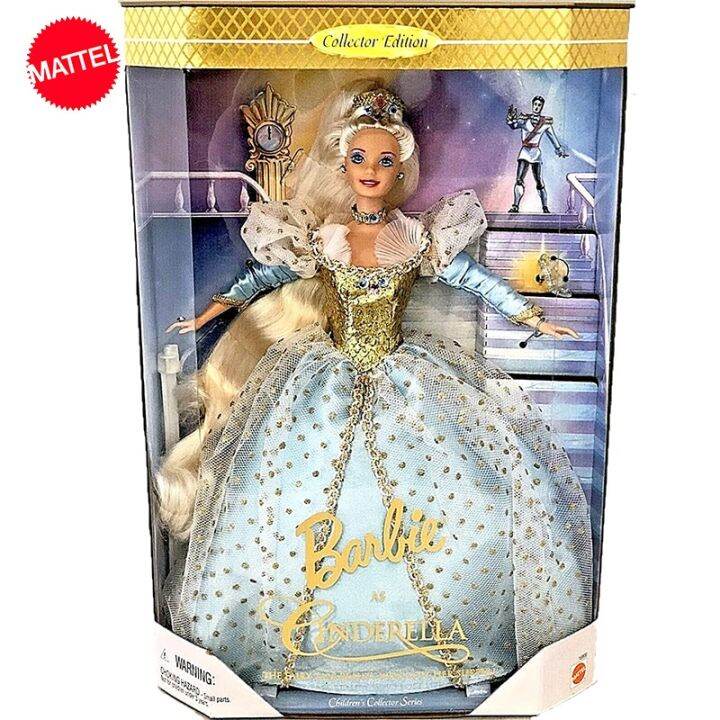 Original Barbie Dolls Cinderella 1996 Classic Fairy Tale Blond Princess ...