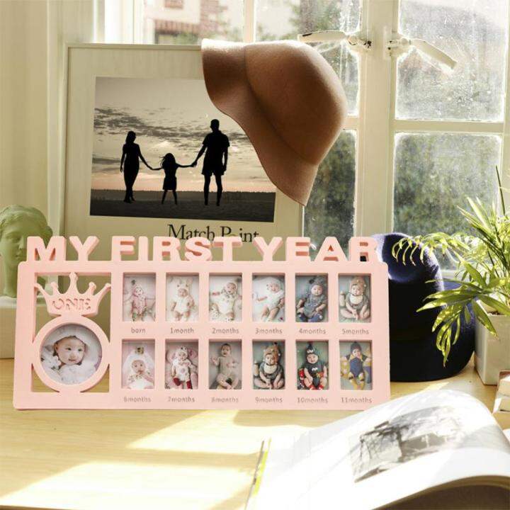 Creative Photo Frame 12 Month Baby First Year Growth Commemorative Gift ...