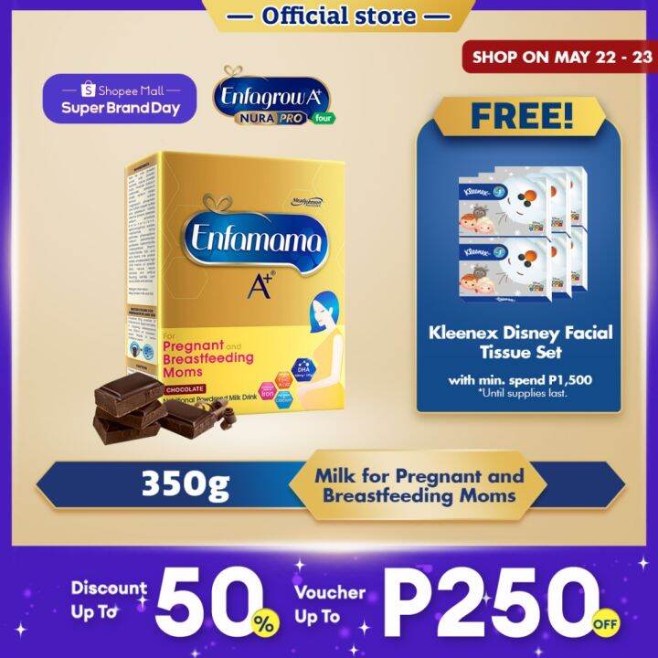 Enfamama A Chocolate Powdered Milk Drink for Pregnant and Breastfeeding Mom 700g [350g x 2s ...