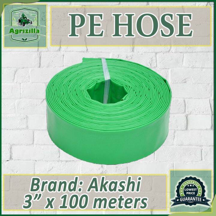 PE LAY FLAT Hose Polyethylene 2 inches 3 inches 4 inches x 50 or 100 ...