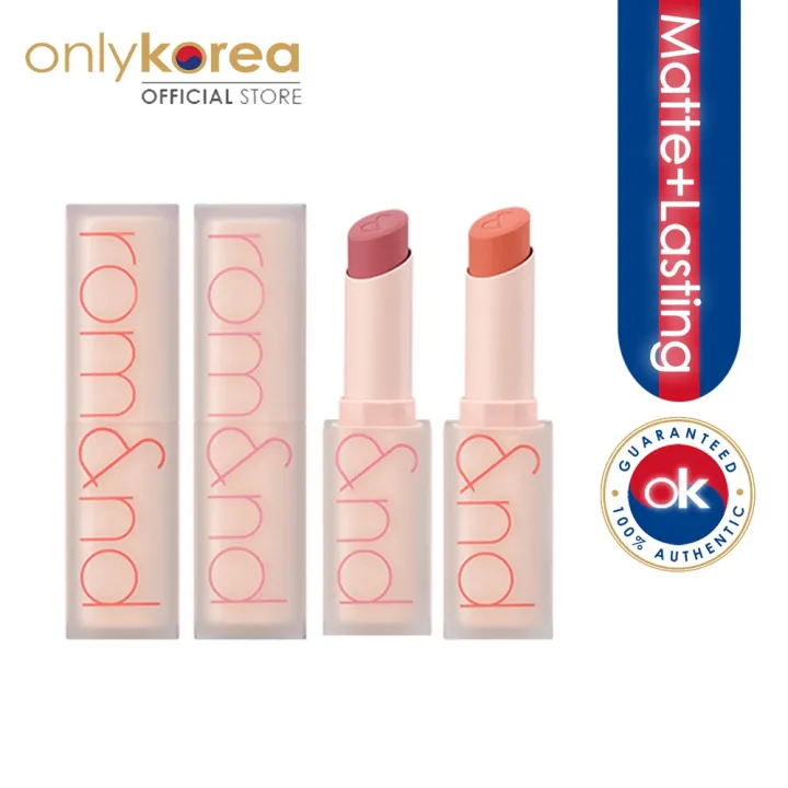Romand Zero Matte Lipstick - 3 Types [ Matte | Long-Lasting ...