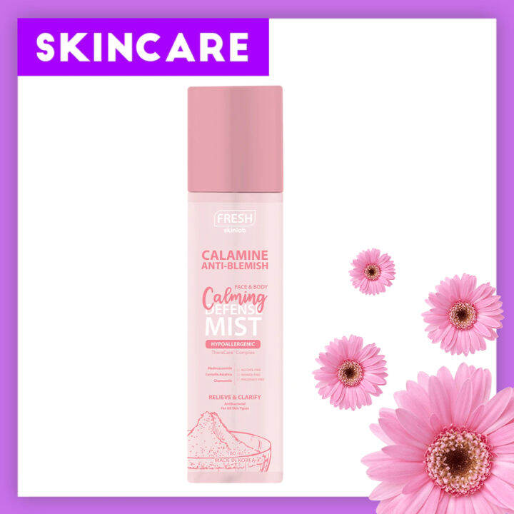 FRESH Skinlab Calamine Anti Blemish Face and Body Calming Defense Mist ...