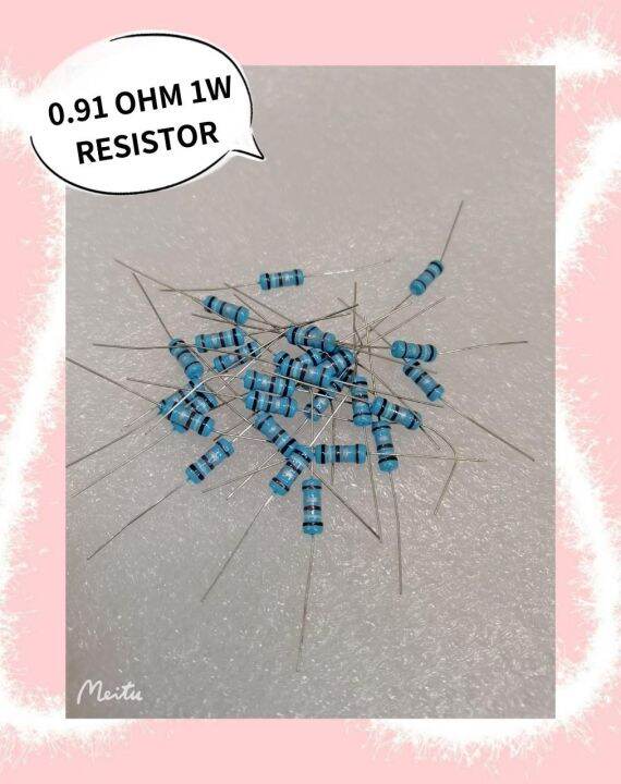 0.91 OHM 1W RESISTOR 20ชิ้น/1ชุด | Lazada.co.th