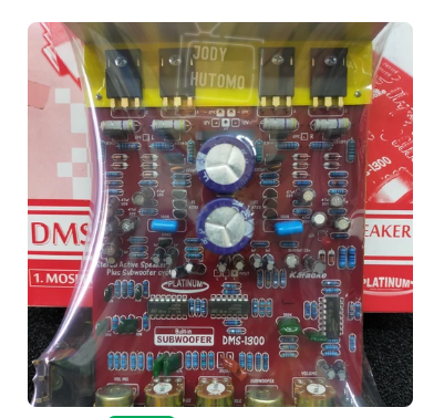 Kit Power Speaker Aktif Streo Amplifier Subwoofer DMS - 1300 Platinum | Lazada Indonesia