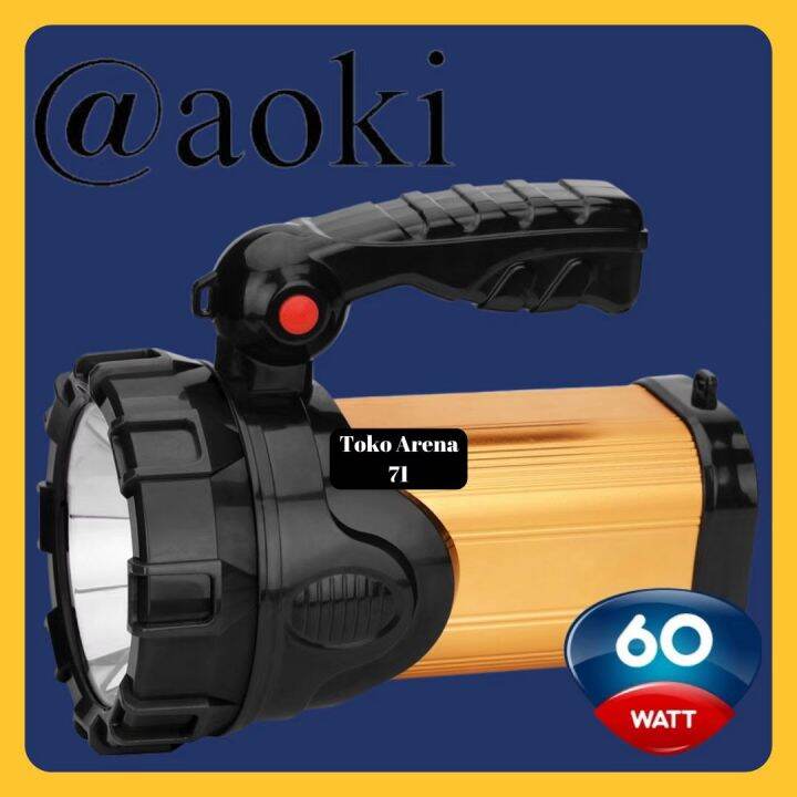 AOKI Senter commander 60w jumbo hi power ak 8571 | Lazada Indonesia