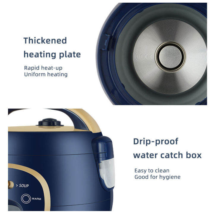 DOOI 1.8L Mini Rice Cooker Multifunction Electric Cooker Inverter Type ...