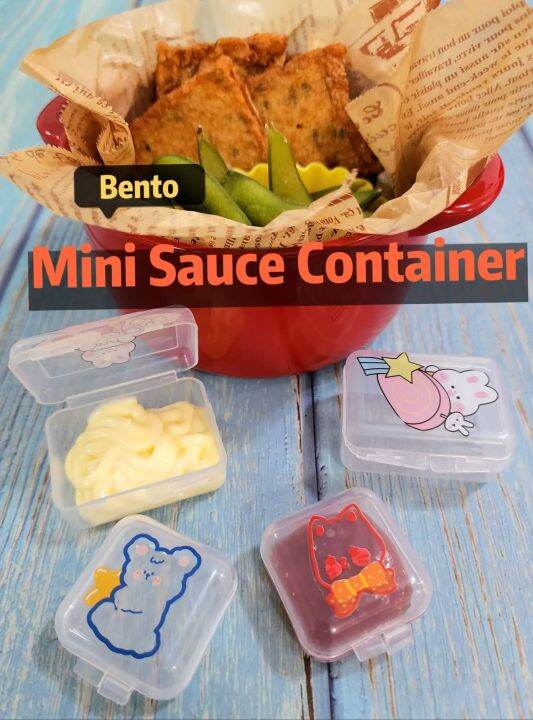 Mini Condiment Case Bento Sauce Mini Container Bento Sauce Cotainer ...