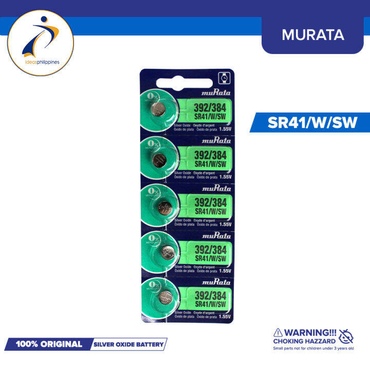 Murata Silver Oxide 392/384 SR41/W/SW Battery | Lazada PH
