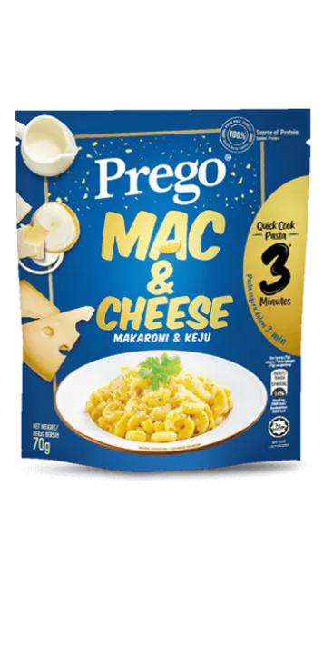 Prego Mac & Cheese Quick Cook Pasta 70G | Lazada