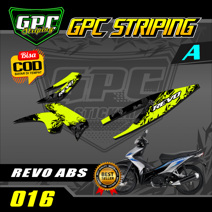 [COD] Sticker Striping Revo Absolut 016-Variasi List Motor Desain ...