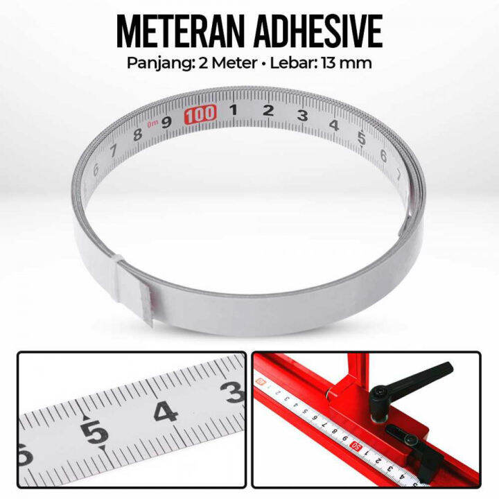 Meteran Adhesive Scale Bar Steel Ruler 2 Meter - M003 | Lazada Indonesia