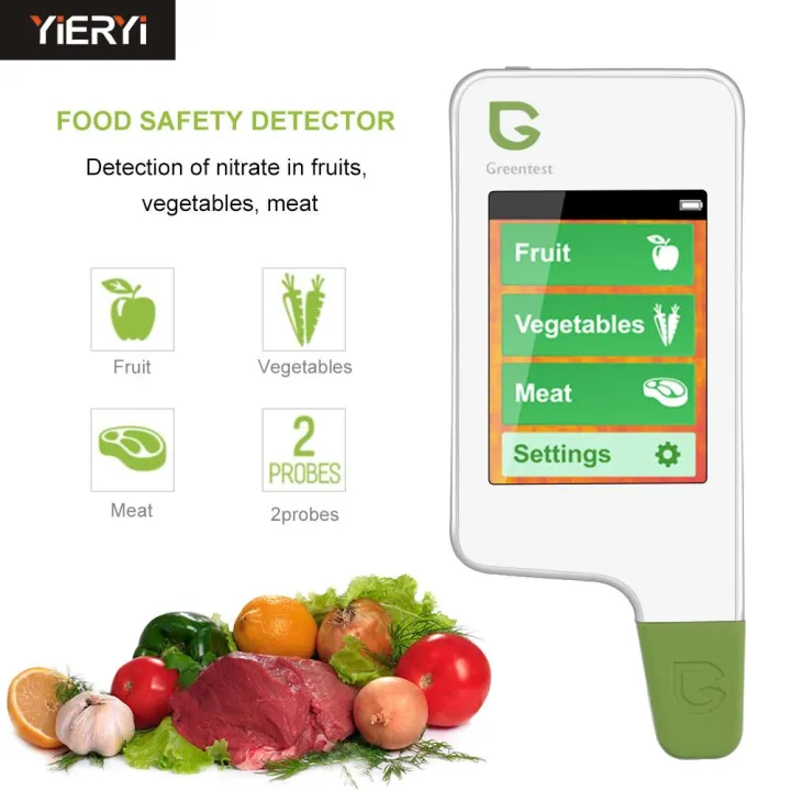 Digital Food Nitrate Tester GREENTEST 2 Safety detector Read Fruit and ...