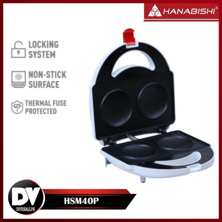 Immediate delivery Hanabishi Sandwich Maker HSM40P PancakeBurger Maker ...