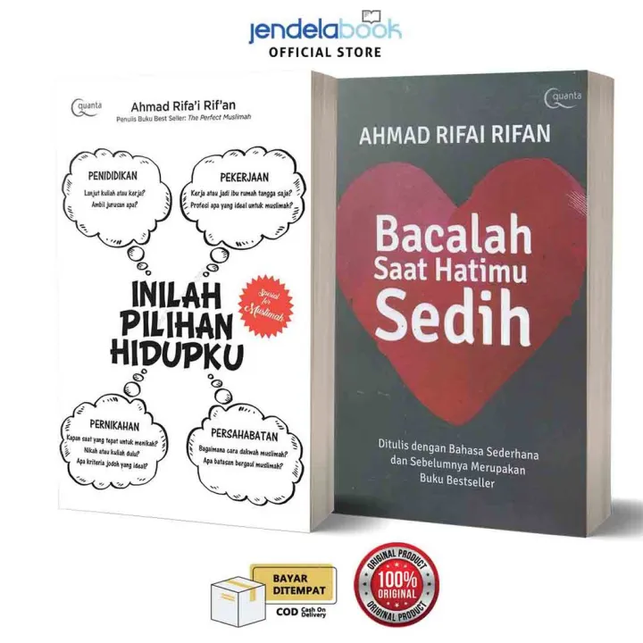 Inilah Pilihan Hidupku & Bacalah Saat Hatimu Sedih By Ahmad Rifai Rifan | Lazada Indonesia