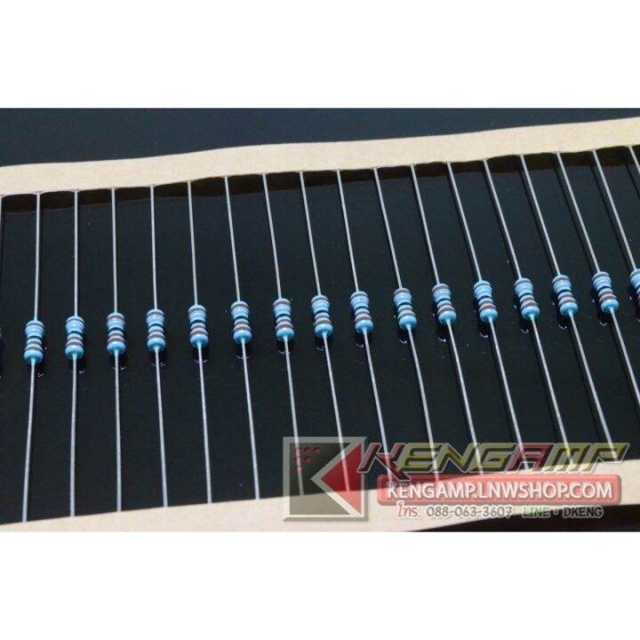 (100ตัว) [RES] R 1/4W 1% ยี่ห้อ Royal OHM (SET K-OHM) | Lazada.co.th
