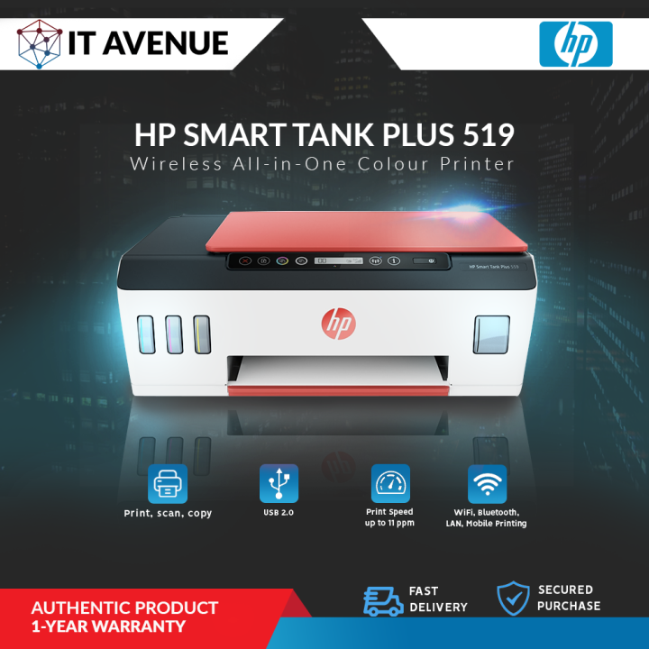 HP Smart Tank 519 Wireless All-in-One Printer | Lazada PH