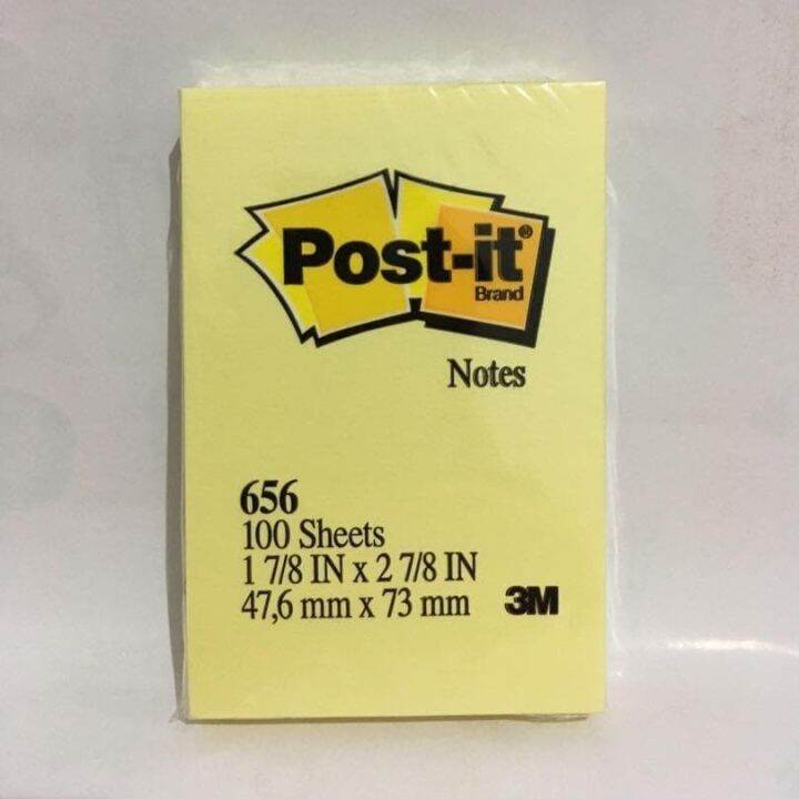 POST IT 3M ORI 656/Memo Tempel 3M 656/Memo Sticky Notes/Pembatas Buku ...