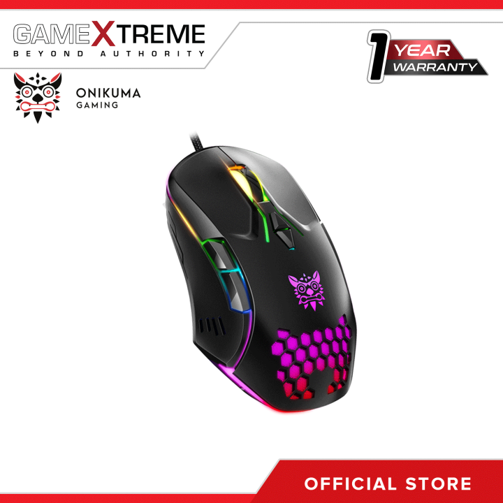 ONIKUMA CW902 Wired Optical Gaming Mouse RGB [Black] | Lazada PH