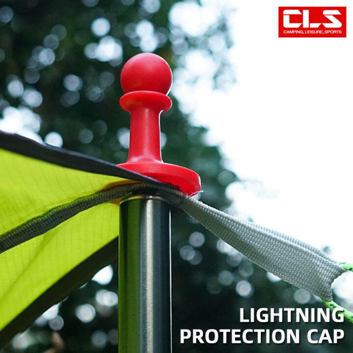 SHILIHUI Outdoor Camping Canopy Pole Lightning Protection Cap Camping ...