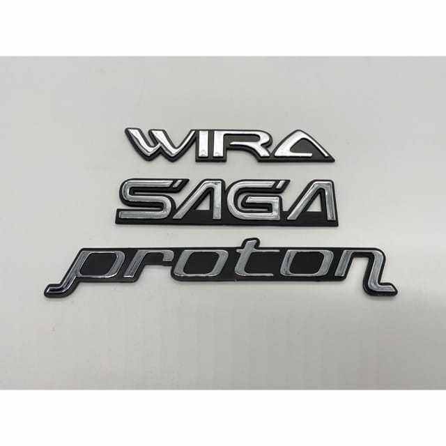 Proton SAGA WIRA Wording Logo Emblem Badge Proton Wira Saga | Lazada